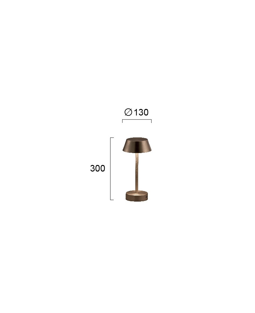 ΠΟΡΤΑΤΙΦ ΕΠΑΝΑΦΟΡΤΙΖΟΜΕΝΟ LED 6W 4243702 3100K ΚΑΦΕ - modernlight.gr